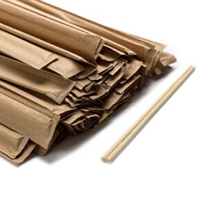 bamboo chopsticks genroku 21cm - 100 pairs | sustainable bamboo | individually full cover wrapped | japanese hashi | ohashi |