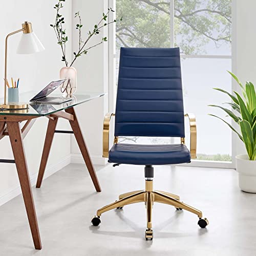 Modway Jive Office Chair, Gold Navy