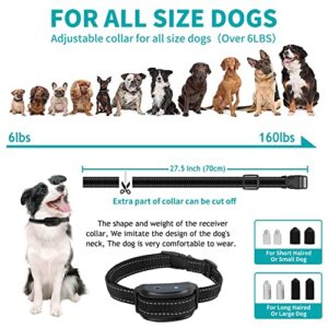 Asrcs Dog Training Collar with Remote, Waterproof Dog Collar with Beep Vibration Shock, Adjustable 0 to 99 Shock Vibration Levels Dog Training Set for Small Medium Large Dogs