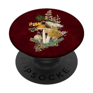 forest mushroom butterfly lover cottagecore aesthetic popsockets standard popgrip