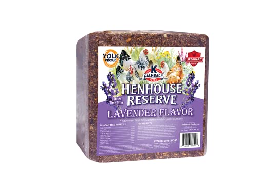 Kalmbach Feeds Henhouse Reserve Lavender Flavored Treat Block for Chickens, 20 lb