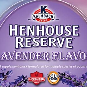 Kalmbach Feeds Henhouse Reserve Lavender Flavored Treat Block for Chickens, 20 lb