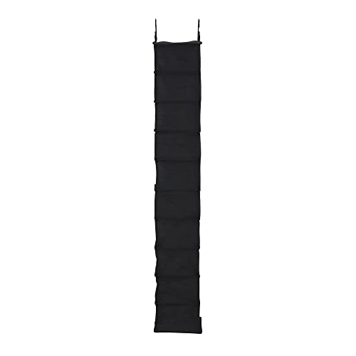 Household Essentials Black 10 Shelf Hanging Closet Organizer