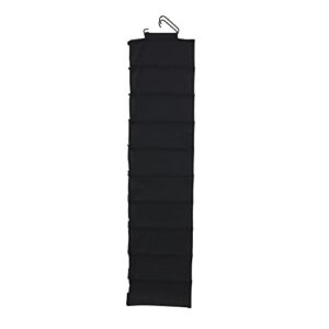 Household Essentials Black 10 Shelf Hanging Closet Organizer