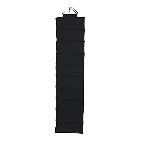 Household Essentials Black 10 Shelf Hanging Closet Organizer