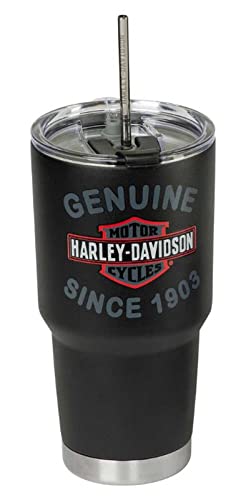 Harley-Davidson Genuine Travel Mug & Tumbler Set, Double-Wall Stainless Steel