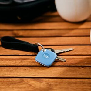 Tile Mate (2022) 1-Pack, Canyon Blue. Bluetooth Tracker, Keys Finder and Item Locator; Up to 250 ft. Range. Up to 3 Year Battery. Water-Resistant. Phone Finder. iOS and Android Compatible