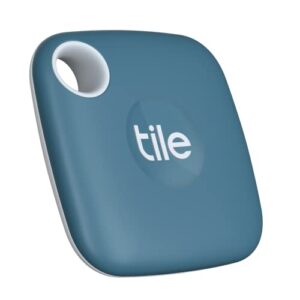 Tile Mate (2022) 1-Pack, Canyon Blue. Bluetooth Tracker, Keys Finder and Item Locator; Up to 250 ft. Range. Up to 3 Year Battery. Water-Resistant. Phone Finder. iOS and Android Compatible