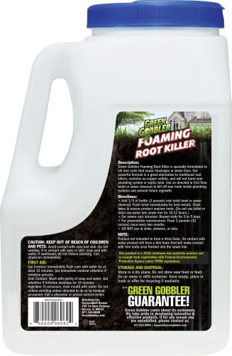 FOAMING Root Killer | 10 Pound| Kills Tree Roots in Pipes & Sewer Lines | Contains No Copper Sulfate