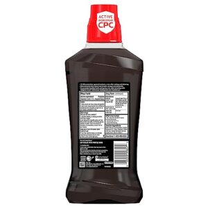 Colgate Total Ultra Fresh Mouthwash, Peppermint & Charcoal, 1 Liter (Pack of 6)