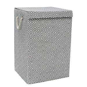 jvl argyle rectangular foldable paper lidded storage