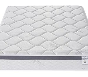 Queen Size Mattress - 10 Inch Cool Memory Foam & Spring Hybrid Mattress with Breathable Cover -Comfort Plush Euro Pillow Top - Rolled in a Box - Oliver & Smith