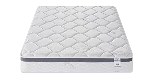 Queen Size Mattress - 10 Inch Cool Memory Foam & Spring Hybrid Mattress with Breathable Cover -Comfort Plush Euro Pillow Top - Rolled in a Box - Oliver & Smith