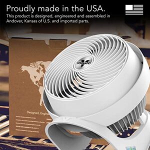 Vornado 733DC Whole Room Energy Smart Air Circulator Fan, Made in USA, Variable Speed Control, White, Large