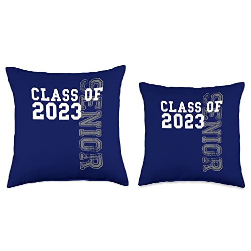 Bethcentral Graduation Gifts Senior Class of 2023-Graduation 2023 Navy Throw Pillow, 16x16, Multicolor