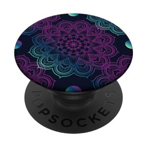 mandala art geometric meditation mindfulness peace seeker popsockets standard popgrip