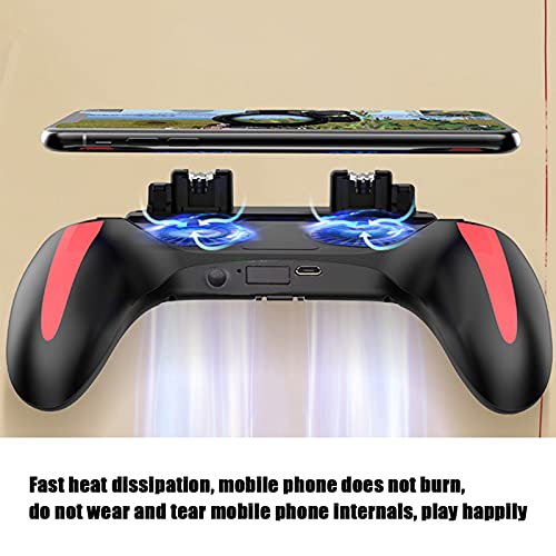 Mobile Gaming Handle, Gamepad for Smartphone Faster Cooling Comfortable Grip for 4.7-6.5inch Phones