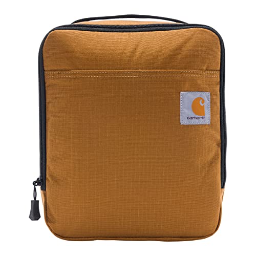 Carhartt Gear B0000373 Cargo Series Insulated 4 Can Lunch Cooler - One Size Fits All - Carhartt Brown