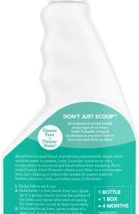 BoxiePro Scoop & Spray Litter Extender – Gently Scented- 24 oz- Probiotic Formula- Cleans and Extends The Life of Your Litter -Best Litter Box Odor Eliminator & Deodorizer