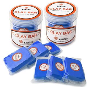 car clay bar for car detailing 6 pack 600g, auto detailing clay bar cleaner, grade cleaner kit for coating polisher car wash kit cleaning rv cars boats bus