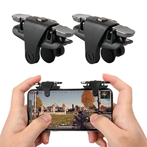 Cosmos 1Pair Mobile Phone Gaming Trigger Controller Compatible with PUBG Mobile Sensitive Shoot and Aim Trigger Compatible with Android & iPhone