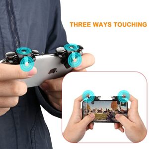 Cosmos 1Pair Mobile Phone Gaming Trigger Controller Compatible with PUBG Mobile Sensitive Shoot and Aim Trigger Compatible with Android & iPhone