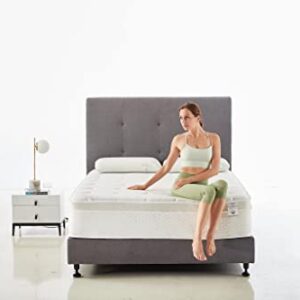 Twin Size Mattress - 12 Inch Cool Memory Foam & Spring Hybrid Mattress with Breathable Cover - Comfort Plush Euro Pillow Top - Rolled in a Box - Oliver & Smith