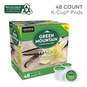 Green Mountain Coffee Roasters French Vanilla Coffee, Keurig Single-Serve K-Cup Pods, Light Roast, 48 Count