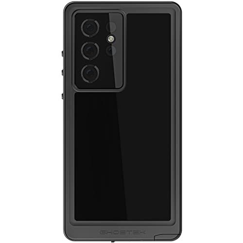 Ghostek NAUTICAL Slim Waterproof Case for Galaxy S22 Ultra 5G - Heavy Duty Shockproof Protection, Built-In Screen & Camera Lens Protector (Black)