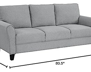 Lexicon Eloise Living Room Sofa, Dark Gray