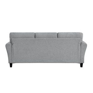 Lexicon Eloise Living Room Sofa, Dark Gray