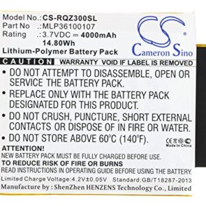 CHGY 3.7V Battery Replacement Compatible with Verizon MLP36100107, SQU-1408 Ellipsis 8, Ellipsis Kids, Ellipsis Kids, QTAQZ3, QTAQZ3KID