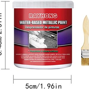 100ml Rust Converter Ultra, Car Chassis Rust Converter, Highly Effective Professional Grade Rust Repair, Multi-Functional Car Metallic Paint Anti-Rust Chassis Rust Converter Gel with Brush (1PCS)