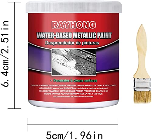 100ml Rust Converter Ultra, Car Chassis Rust Converter, Highly Effective Professional Grade Rust Repair, Multi-Functional Car Metallic Paint Anti-Rust Chassis Rust Converter Gel with Brush (1PCS)