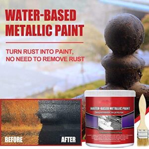 100ml Rust Converter Ultra, Car Chassis Rust Converter, Highly Effective Professional Grade Rust Repair, Multi-Functional Car Metallic Paint Anti-Rust Chassis Rust Converter Gel with Brush (1PCS)