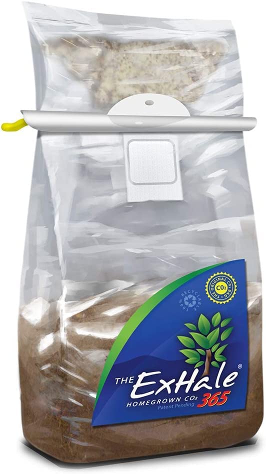 ExHale Homegrown CO2 365 - Self-Activated Bag for Grow Rooms & Tents - Great for Indoor Grow Rooms - CO2 for Grow Tents - 4lbs.