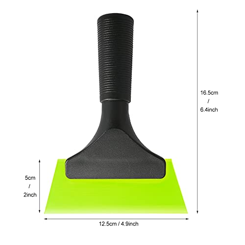 EHDIS Small Squeegee 5 inch Rubber Window Tint Windshield Squeegee for Car Window, Glass, Mirror, Shower, Auto,Windows Cleaning (Green)