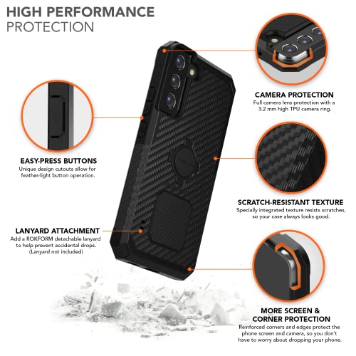 Rokform - Galaxy S22 Plus 5G Rugged Case + Magnetic Sport Ring Stand & Grip