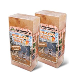 himalayan nature licking salt for deer - 2 pack