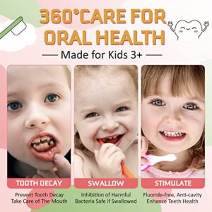 Kids Foam Toothpaste Toddler Toothpaste with Strawberry Flavor Kids Children's Toothpaste Pump Foam Toothpaste 2.11 Fl Oz (2)