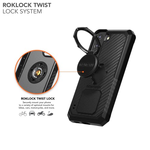 Rokform - Galaxy S22 5G Rugged Case + Magnetic Sport Ring Stand & Grip