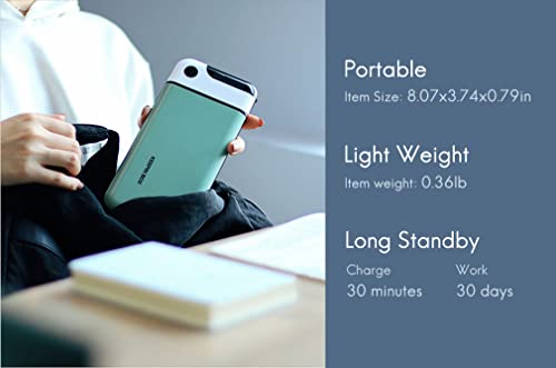 Portable Lock Box with Timer for iPhone and Android Phone, Help to Be Self-Discipline and Focus to Achieve Goals, Prevent Phone Addiction (M, Green)