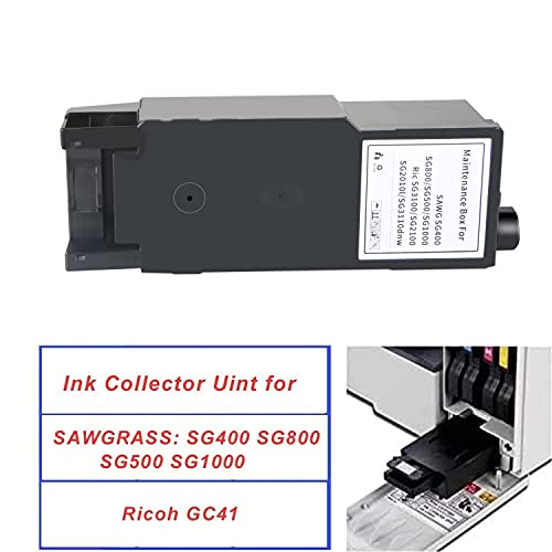 Aomya Waste Ink Collector Unit 1 Pack for SAWGRASS SG400 SG500 SG800 SG1000 Ricoh GC41 Printer Waste Ink Collection Waste Ink Tank