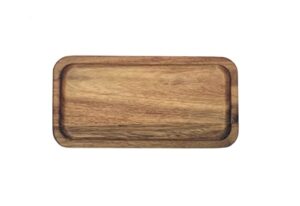 wooden platter, wood dinner plates, wooden serving tray, wooden dish for sweets fruit dessert food appetizer dessert salad cookie (20x10)