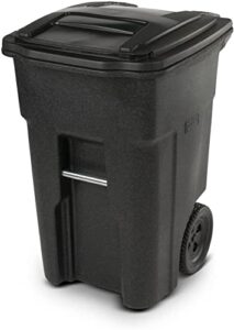 daddy-shop trash can 32-gal greenstone w/ wheels and attached lid