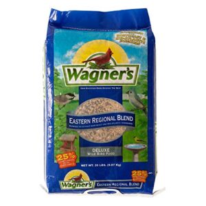 Wagner's 53003 Farmer's Delight Wild Bird Food with Cherry Flavor, 20-Pound Bag & 62004 Eastern Regional Wild Bird Food, 20-Pound Bag