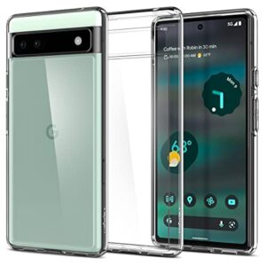 spigen ultra hybrid designed for pixel 6a case (2022) - crystal clear