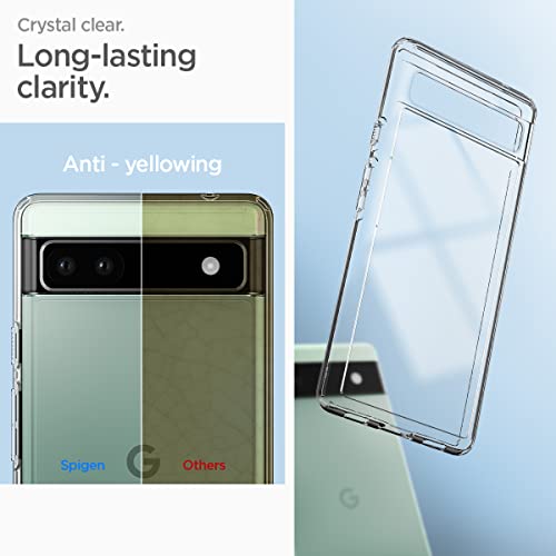 Spigen Ultra Hybrid Designed for Pixel 6a Case (2022) - Crystal Clear