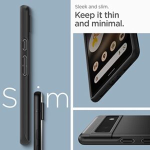 Spigen Thin Fit Case Compatible with Google Pixel 6a, Black