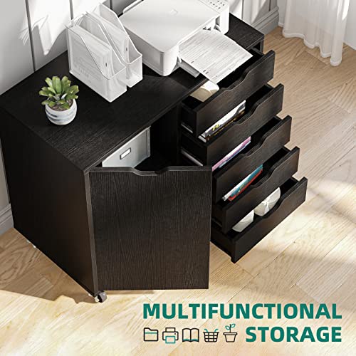 YITAHOME FTOFWF Storage Drawer, 15.7" D x 30.7" W x 26.3" H, Black